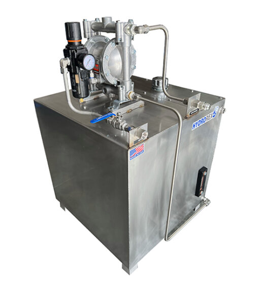 Diaphragm Pump with Liquid Tank - Reservoir with pressure pump