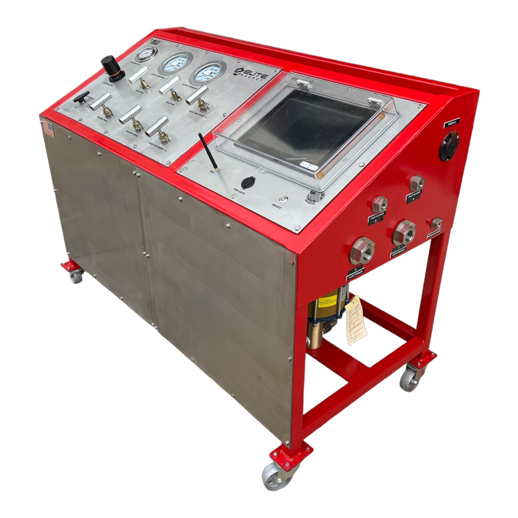 Pressure Test Cart Pump | Hydrostatic Test Cart for Pressure Testing