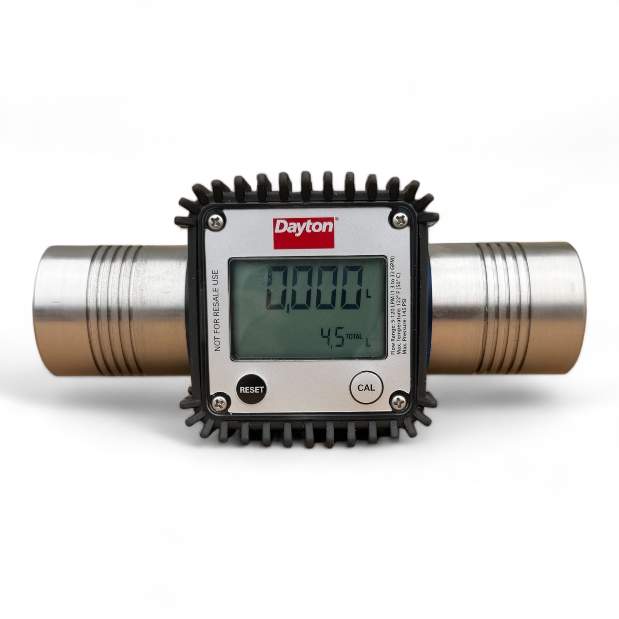 Water Flow Meter - Dayton Digital Turbine Flow Meter WFM145