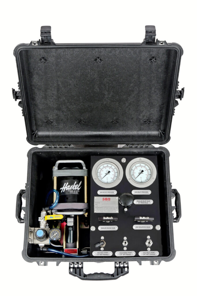 Portable Nitrogen Pressure Booster Pump - Compact Mobile Case Gas Booster
