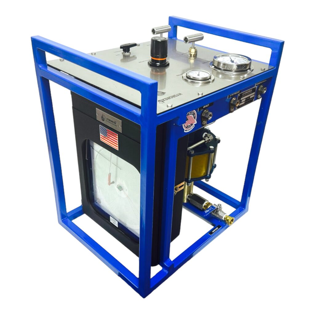 Hydrostatic Test Pump with Pressure Chart Recorder System Unit