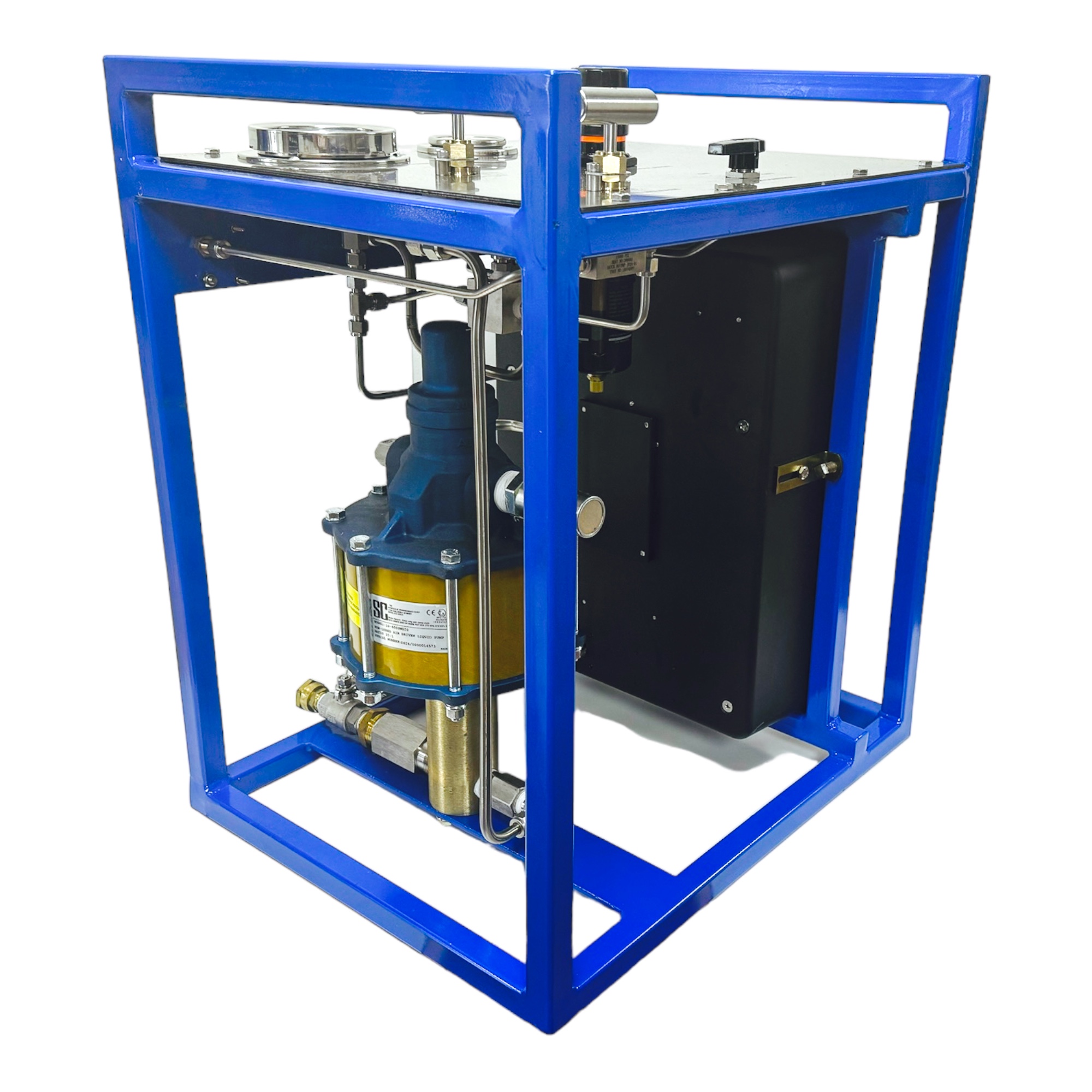 Hydrostatic Test Pump with Pressure Chart Recorder System Unit