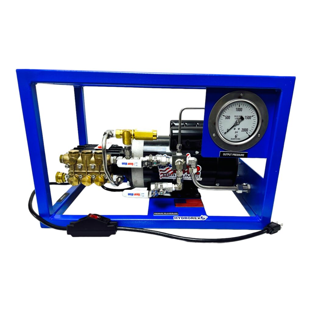 Electric Hydrostatic Test Pump | Motor Pressure Test Unit