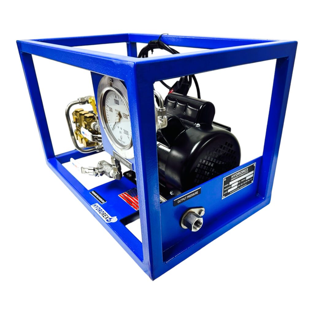 Electric Hydrostatic Test Pump | Motor Pressure Test Unit
