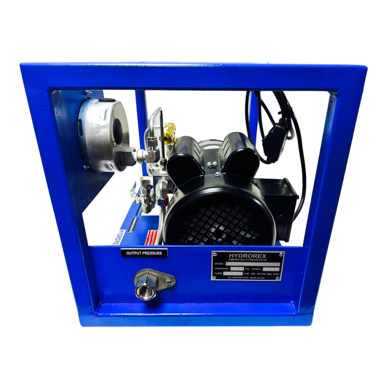 Electric Hydrostatic Test Pump | Motor Pressure Test Unit