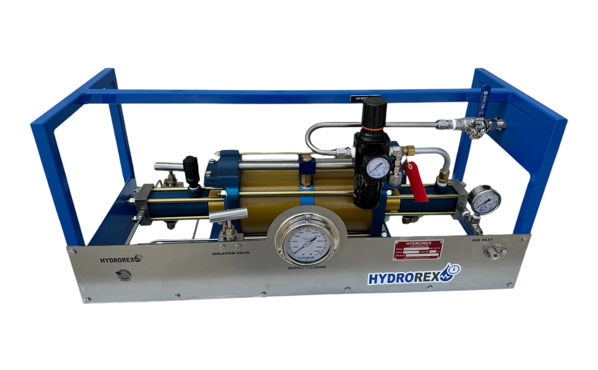 Nitrogen Pressure Test Pump | Houston Gas Pressure Booster Unit