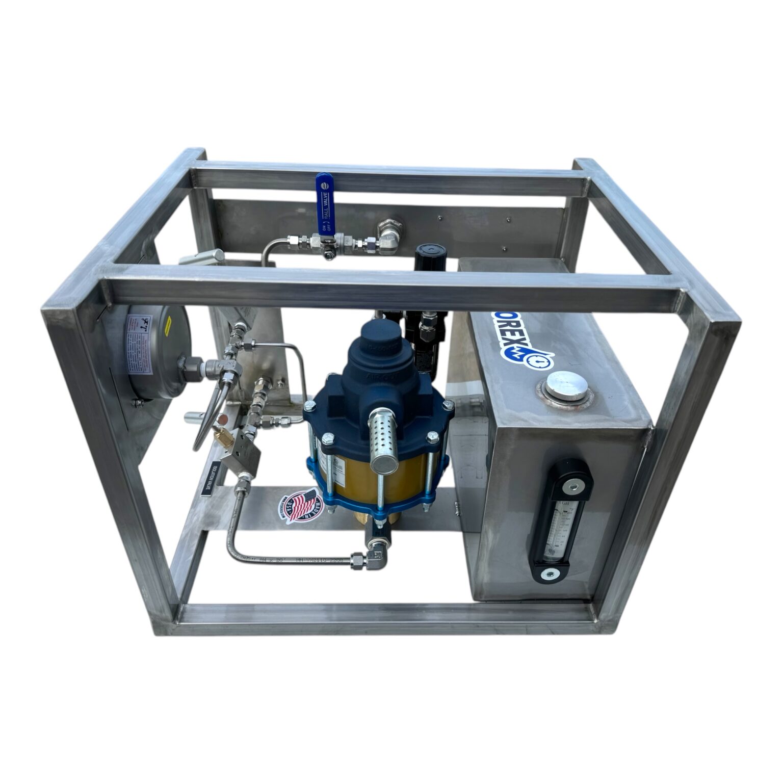 Hydraulic Hydrostatic Test Pump with Stainless Reservoir Tank