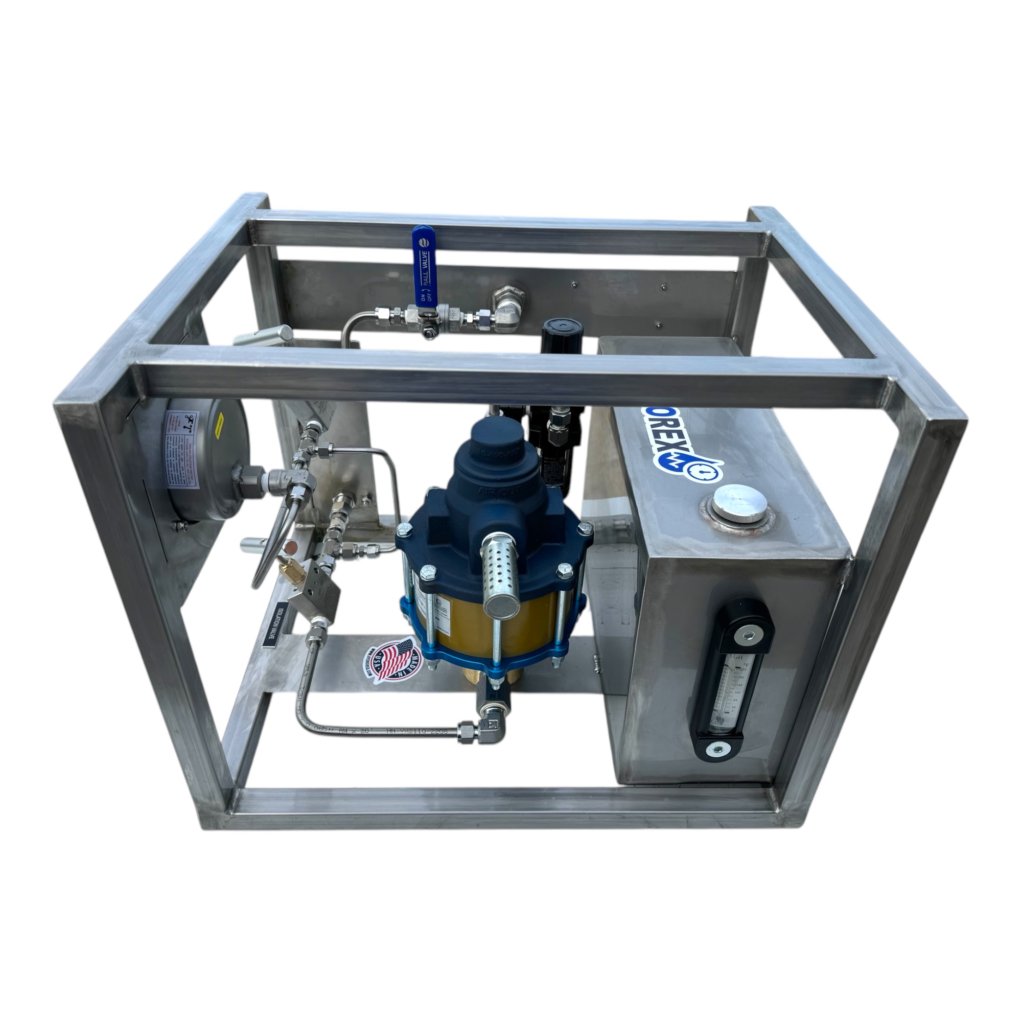 Hydraulic Hydrostatic Test Pump with Stainless Reservoir Tank