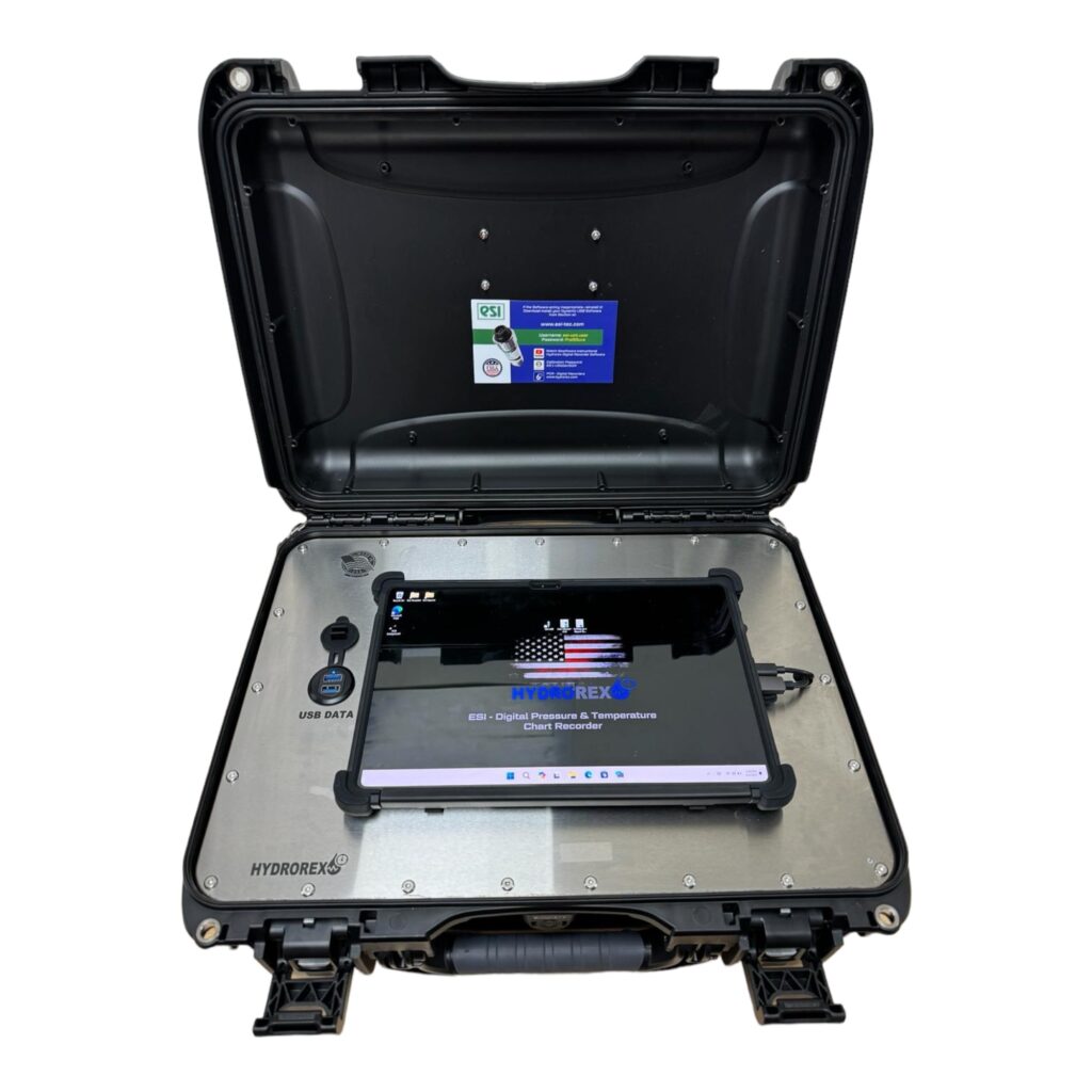 Hydrostatic Digital Pressure Test Chart Recorder