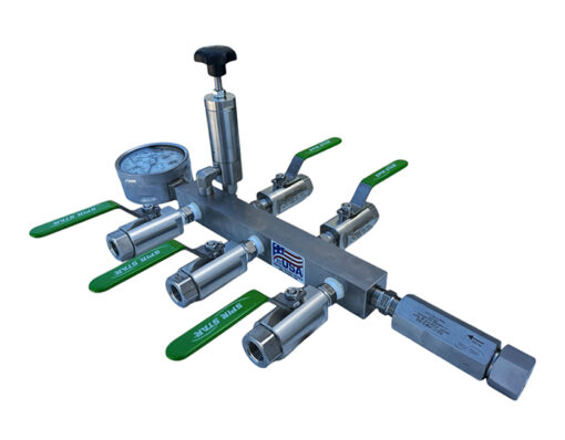 6000 Psi Pressure Test Manifold for Hydrotest